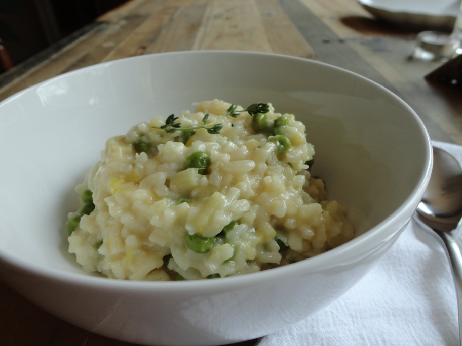 Springtime Risotto with Leeks, Lemon & Peas – Live, Love & Sustain